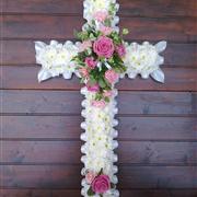 Cross Based - Pink & White