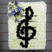 Treble Clef - Funeral Flowers Florist